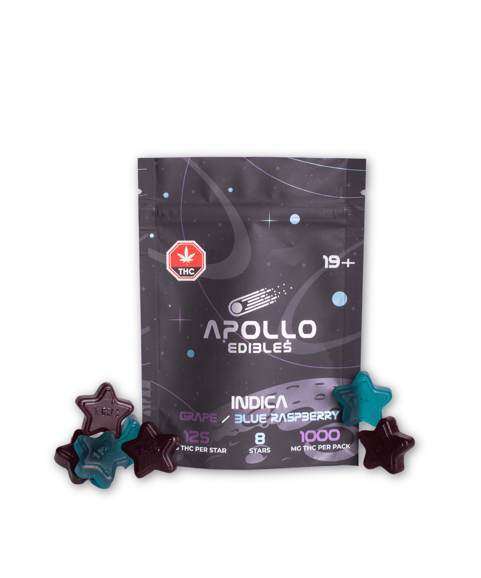 Buy Grape/Blue Raspberry 1000MG Indica by Apollo Edibles Online - Weed ...