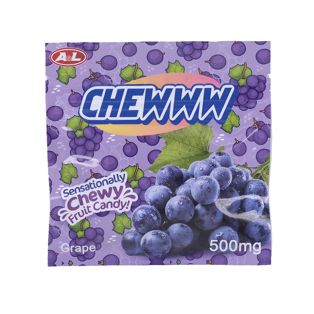 Buy Chewww Grape – 500mg THC Online - Weed Cargo